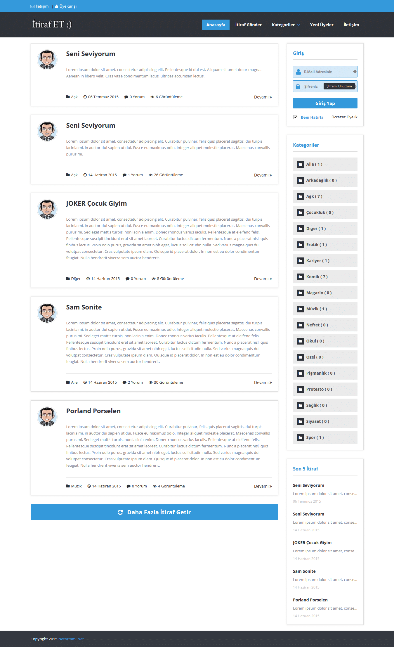 PHP Confession Script